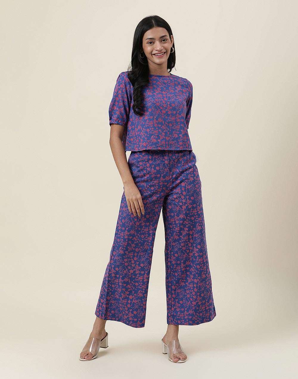 Buy FabNu Blue Cotton Linen Printed Set for Women Online at Fabindia ... Buy FabNu Blue Cotton Linen Printed Set for Women Online at Fabindia ...