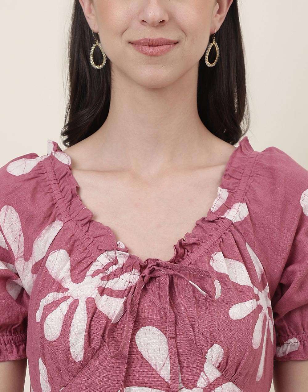 Buy FabNu Pink Cotton Linen Printed Midi Dress for Women Online at ... Buy FabNu Pink Cotton Linen Printed Midi Dress for Women Online at ...